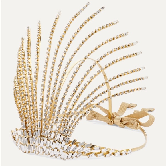 Rosantica | Accessories | Rosantica Crystal Gold Head Piece | Poshmark